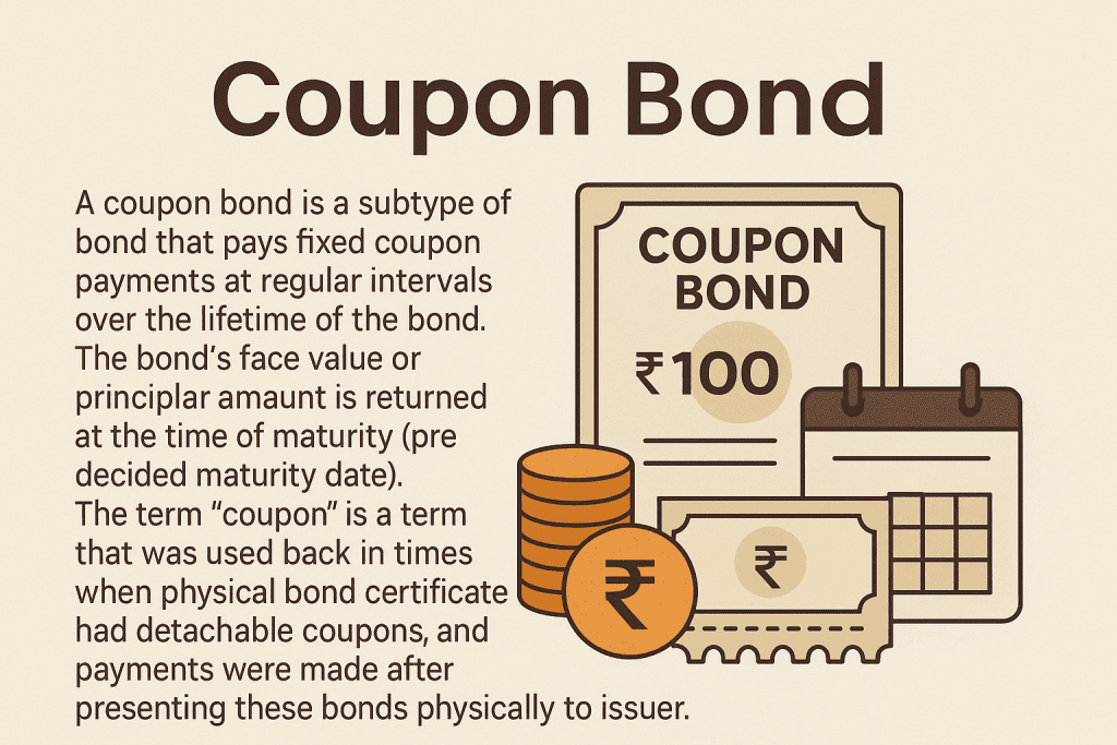 What is a Coupon Bond? Meaning, Benefits, Risks & Explained